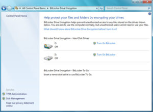 Protect Your Drives With BitLocker Drive Encryption In Windows 7