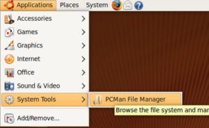 Install And Use PCMan File Manager In Ubuntu Linux