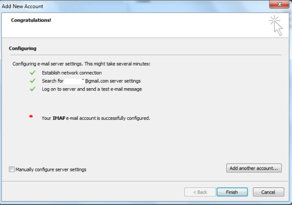 How To Configure GMail Account With Microsoft Outlook 2010 How To Configure GMail Account With Microsoft Outlook 2010