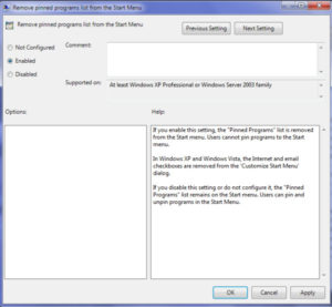 How to Disable Pinned Taskbar Programs in Windows 7