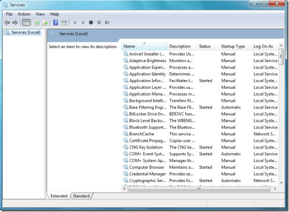 Disable Search Indexing In Windows 7