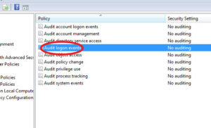 Windows 7: What is Account Auditing And How To Enable It