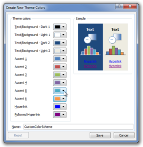PowerPoint 2010: Quickly Change Color Of Applied Theme