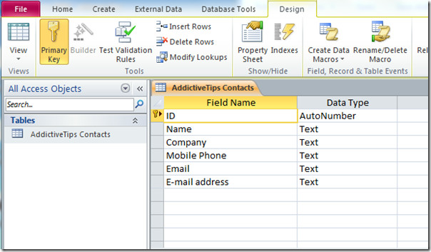 Access 2010 Import Contacts From Outlook Address Book