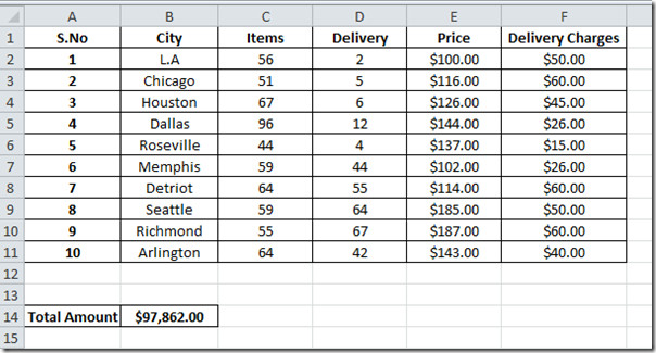 Excel 2010 Sumproduct Function 9106