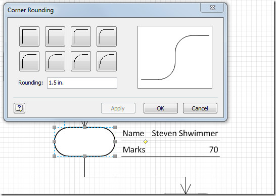 Rounding Shape Corners In Visio 2010