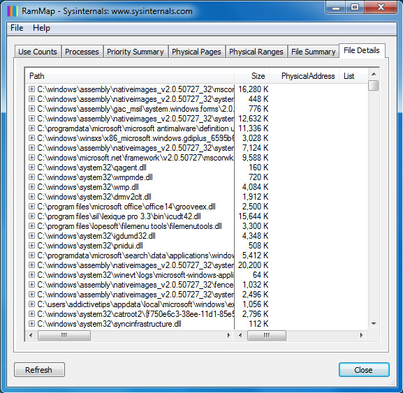 Advanced Physical Memory Analysis Software [windows 7]
