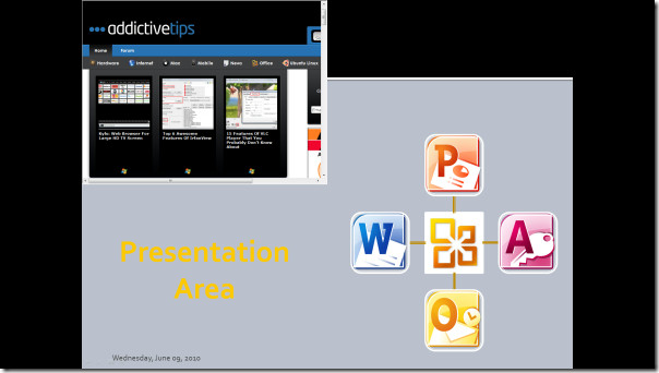 Insert Live Web Pages In PowerPoint 2010 Presentation Slide Carlos Sallmen