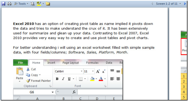 Word 2010 How To Read In Full Screen View