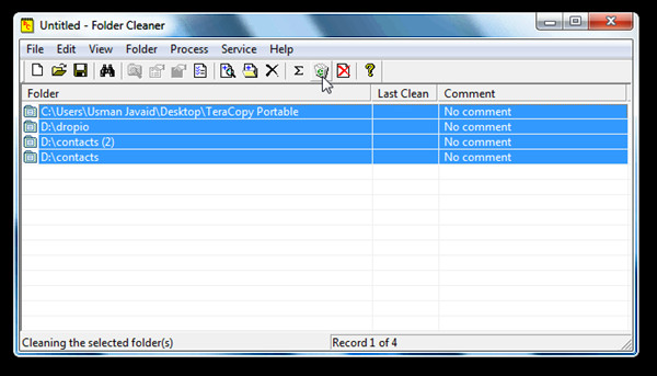 How To Delete Only Selected Types Of Files From Multiple Folders