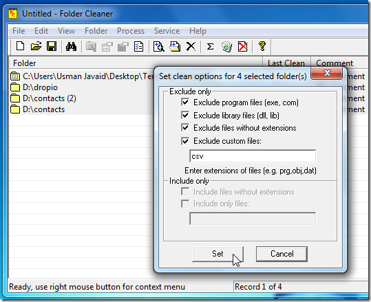 How To Delete Only Selected Types Of Files From Multiple Folders