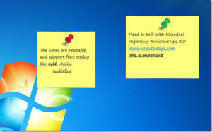 Put Virtual Notes On Desktop With Sticker Software