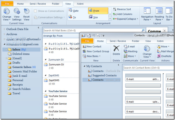 How To Open Separate Windows In Outlook 2010