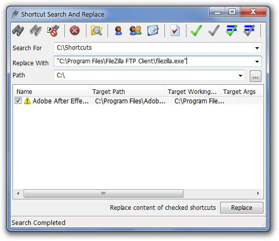 Search Identify And Resolve Broken Shortcuts