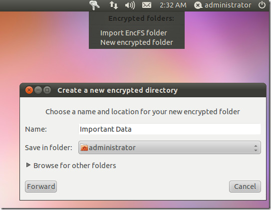Create Encrypted Folders In Ubuntu With Cryptkeeper