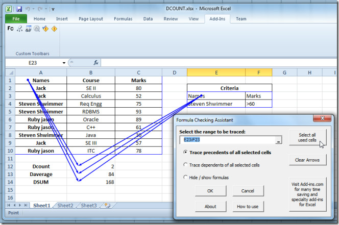 Identify Formula Problems In Excel 2010 With Formula Checking Assistant Identify Formula Problems In Excel 2010 With Formula Checking Assistant