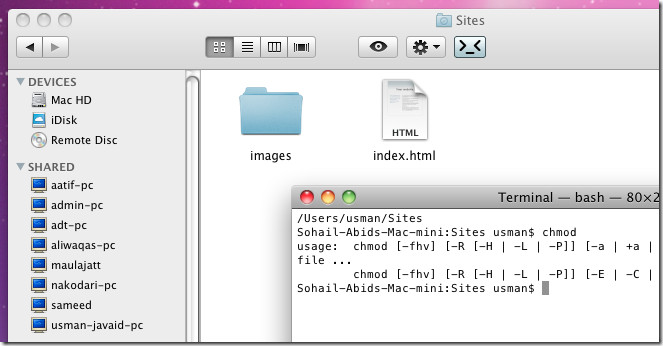 Quickly Open Mac Terminal Window To Current Folder Using Click2Shell