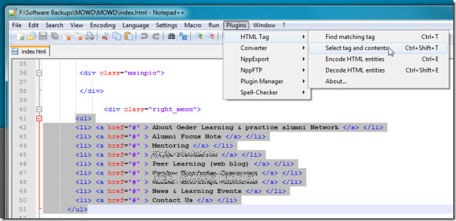 HTML Notepad HTML 