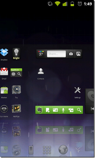 Android Gingerbread Screen