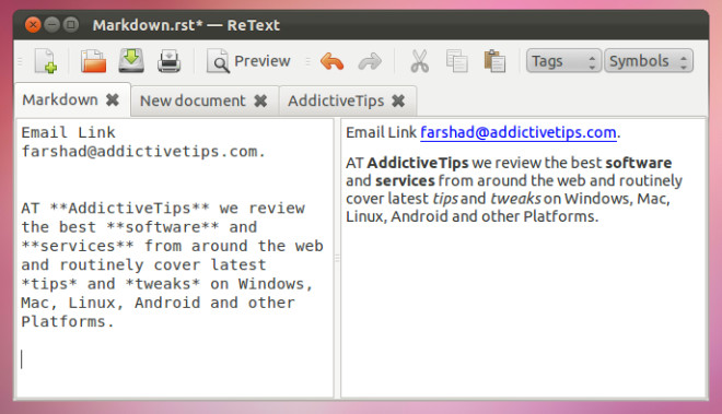Re Text Edit Save Markdown Files In HTML PDF And ODT Format