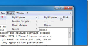 LightExplorer Adds File And Folder Explorer To Notepad++ [Plugin]