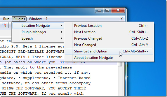 Record Cursor Positions & Navigate Between Them In Notepad++ Record Cursor Positions & Navigate Between Them In Notepad++