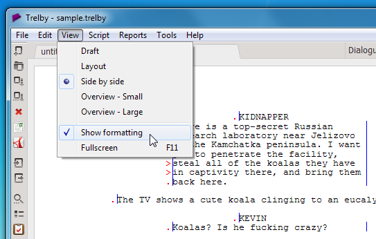 Professionally Create & Edit Screenplays Using Trebly
