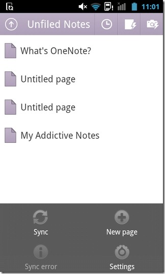 Microsoft OneNote For Android: Create Notes & Sync With SkyDrive