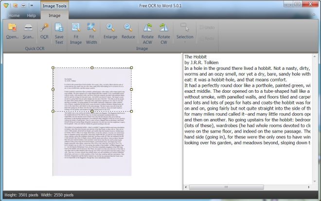 OCR To Word Extract Text From Scanned Images Save As DOCX TXT File