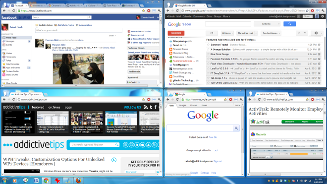 Arrange Multiple Chrome Windows Into Non Overlapping Tiles