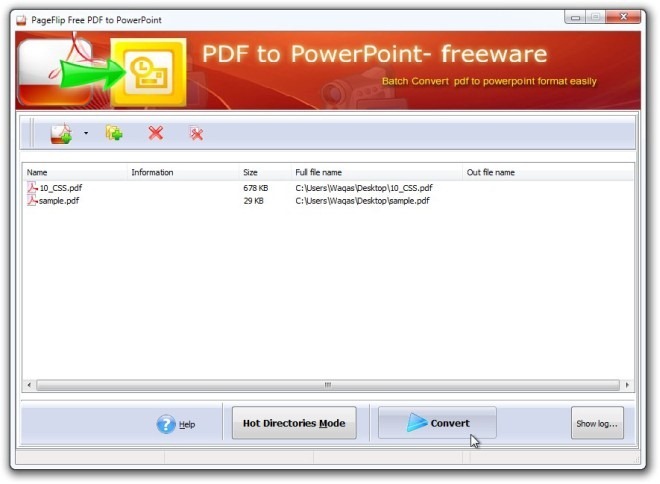 Batch-Convert PDF Files To PowerPoint Presentations via Hot Folders Batch-Convert PDF Files To PowerPoint Presentations via Hot Folders