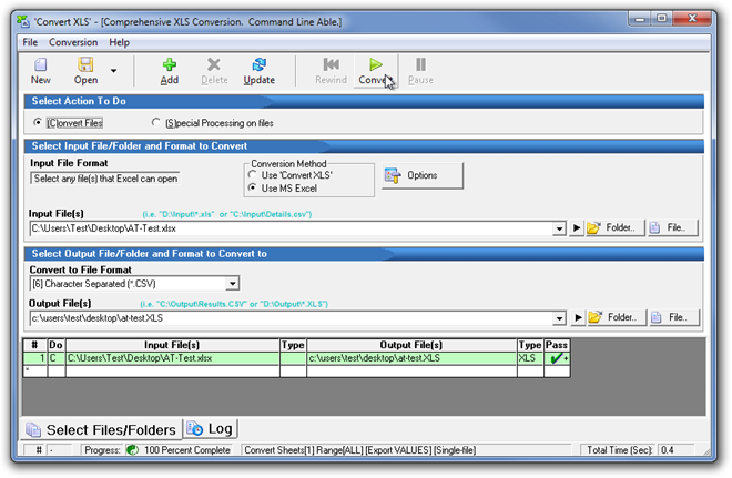 Batch Convert XLSX To XLS Without MS Excel Or An Online Converter