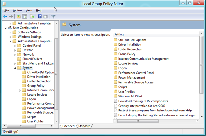 Disable Windows Cli And Command Prompt Script Processing In Windows 8