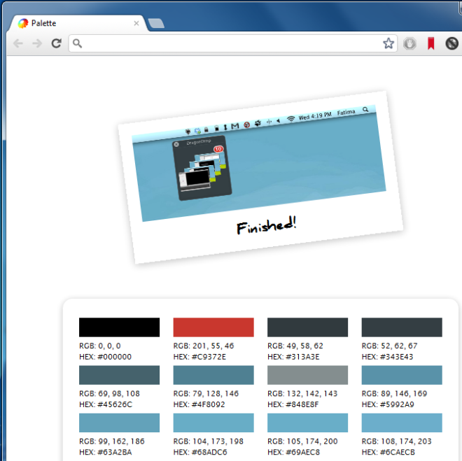Generate Up To 64-Color RGB & HEX Palettes From Any Image [Chrome]