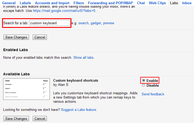 Enable Keyboard Shortcuts Create Custom Hotkeys In Gmail
