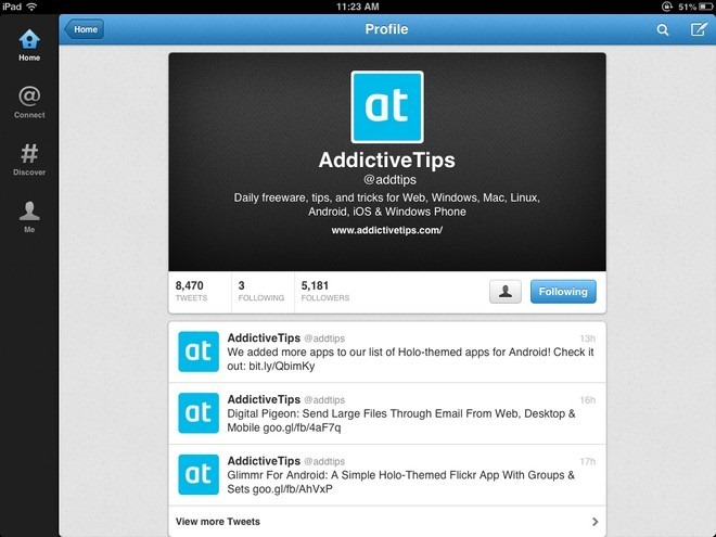Twitter 5 0 For Ios And Android New Profile Style And Ui Overhaul On Ipad