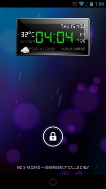 Add Weather Clock Widgets To Android 4.2 Jelly Bean Lock Screen