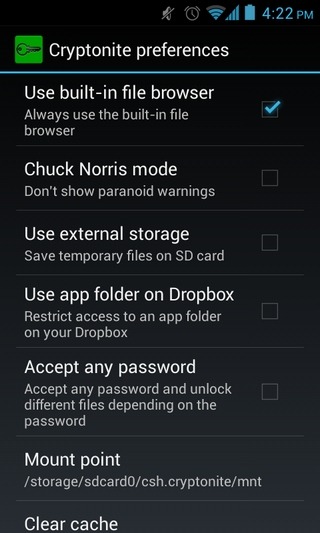 Cryptonite Encfs And Truecrypt Local Cloud Data Encryption On Android 7439
