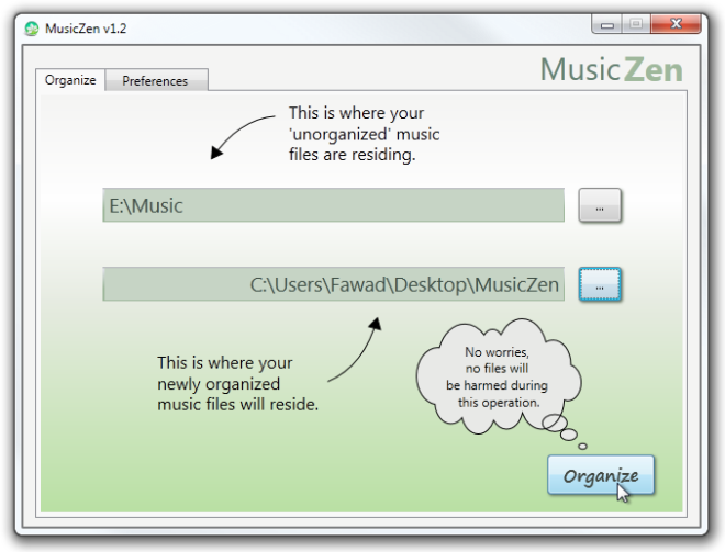 Rename & Organize Music Files Into Folders Based On Metadata With MusicZen Rename & Organize Music Files Into Folders Based On Metadata With MusicZen