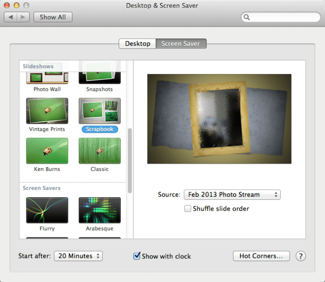 How To Set Your ICloud Photo Stream As Screensaver On Mac OS X how-to-set-your-icloud-photo-stream-as-screensaver-on-mac-os-x