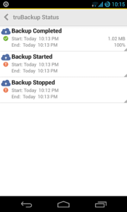 Schedule Encrypted Backups On Android & Save To Dropbox With truBackup