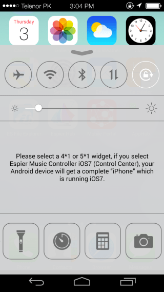 Espier Brings A Perfect iOS 7 Control Center Clone To Android