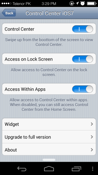 Espier Brings A Perfect iOS 7 Control Center Clone To Android