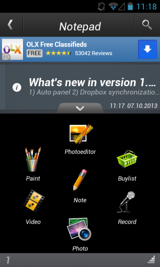 Notepad Is An All-In-One Note-Taking Android App With Dropbox Sync