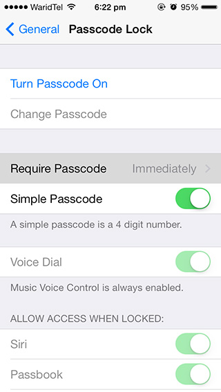 How To Set Custom Auto Lock And Require Passcode Time In Ios