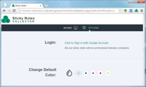 Sticky Notes Collector: Sync Website Specific Notes Across Computers