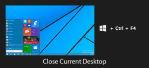 Windows 10 Virtual Desktop Shortcuts
