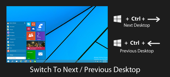  Windows 10 Multiple Desktops 