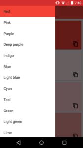 Material Design Color Palettes Suggests Colors For Your App [Android]