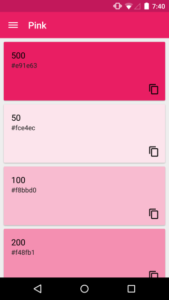 Material Design Color Palettes Suggests Colors For Your App [Android]